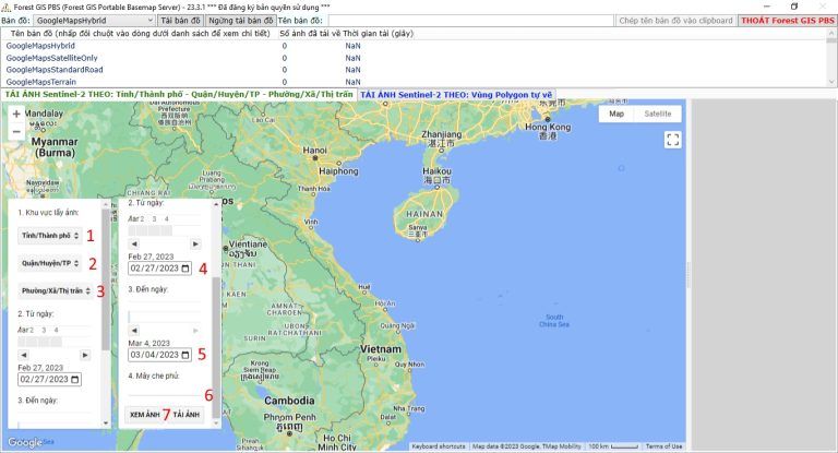 Forest GIS: Xem ảnh Sentinel-2 theo ngày trên QGIS - Forest GIS