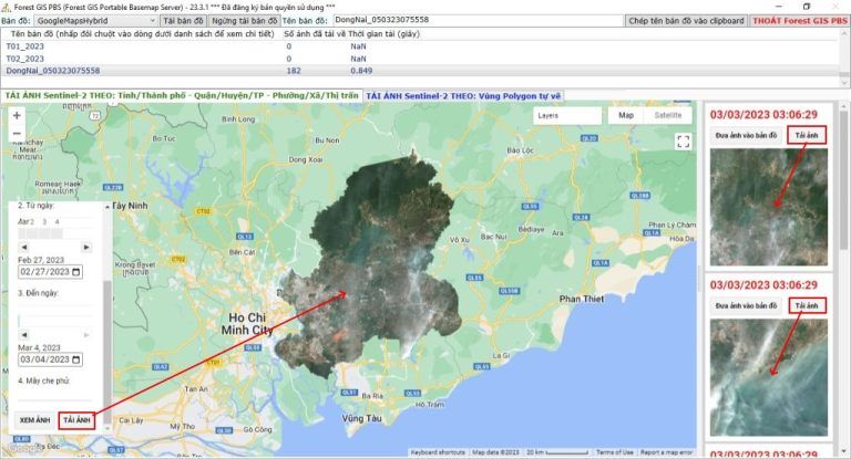 Forest GIS: Xem ảnh Sentinel-2 theo ngày trên QGIS - Forest GIS